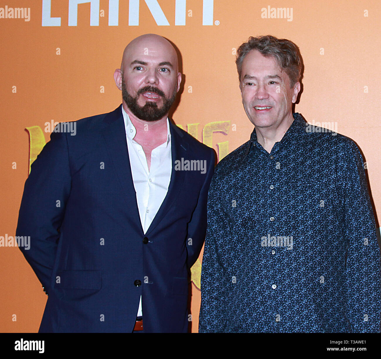 New York, USA. 7th Apr 2019. Chris Butler, Carter Burwell attend Laika ...