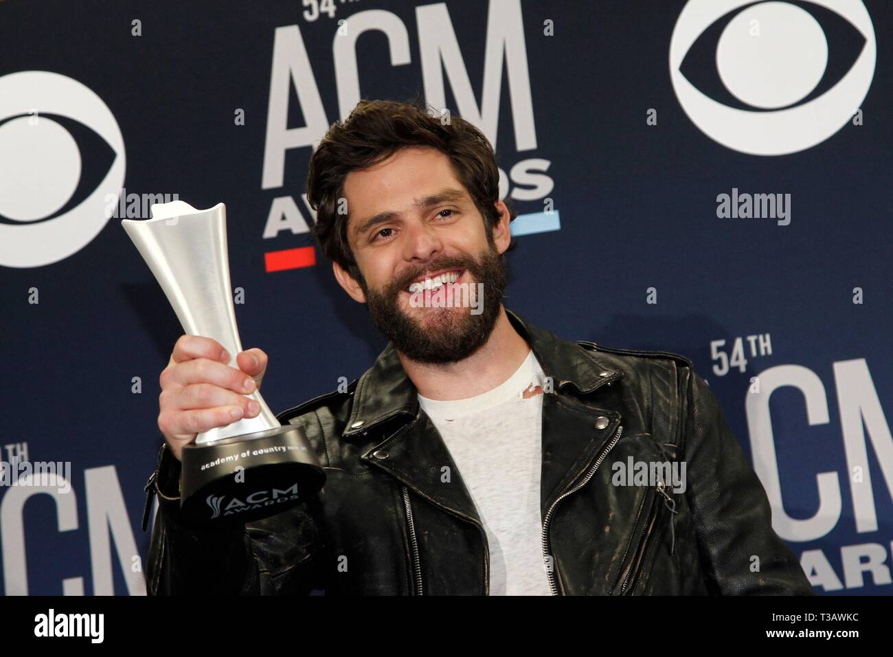 Las Vegas, NV, USA. 7th Apr, 2019. Thomas Rhett (Male Artist of the ...