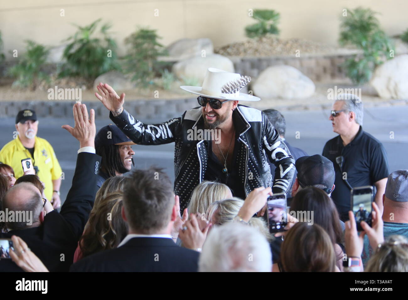 Las Vegas, USA. 7th Apr 2019. Country superstar LoCash Cowboys during ...
