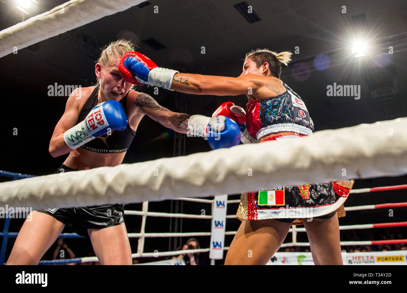 Usti Nad Labem, Czech Republic. 06th Apr, 2019. Czech boxer Fabiana ...