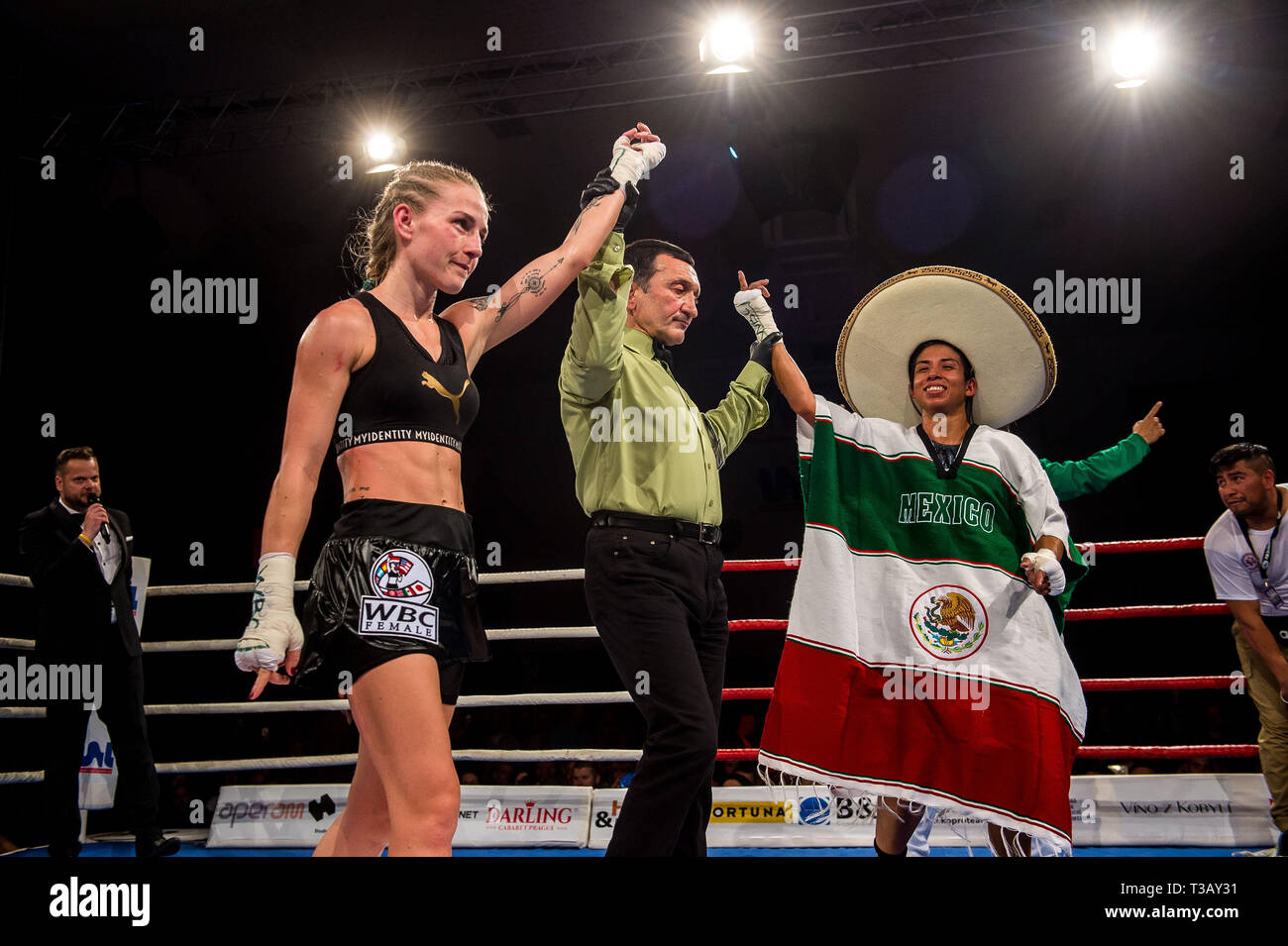 Usti Nad Labem, Czech Republic. 06th Apr, 2019. Czech boxer Fabiana ...