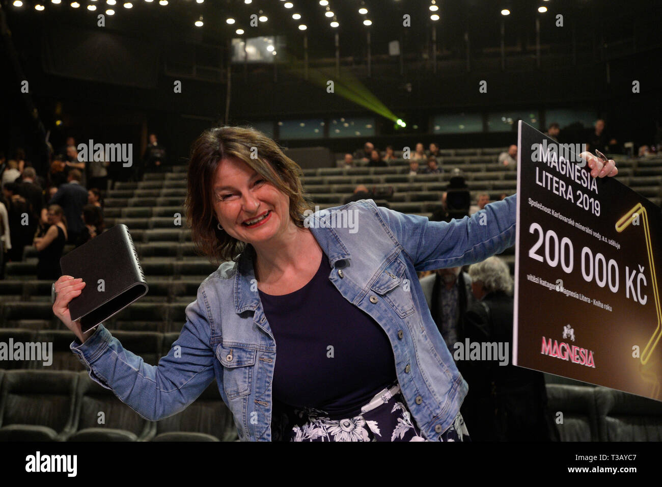 Prague, Czech Republic. 07th Apr, 2019. Hours of Lead, a novel by Radka ...