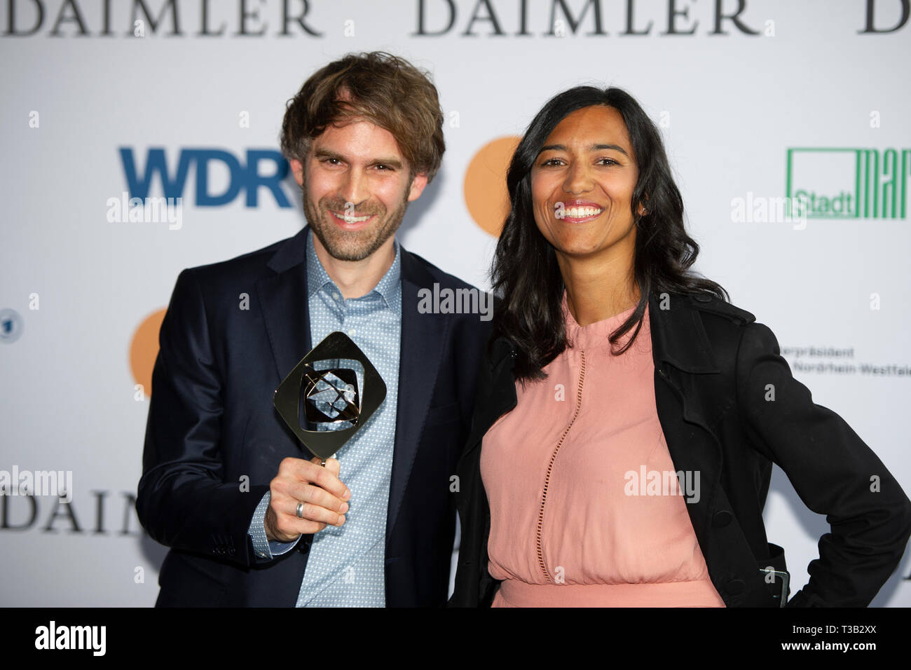 Marl, Deutschland. 05th Apr, 2019. David SPAETH, director, and Nathalie ...