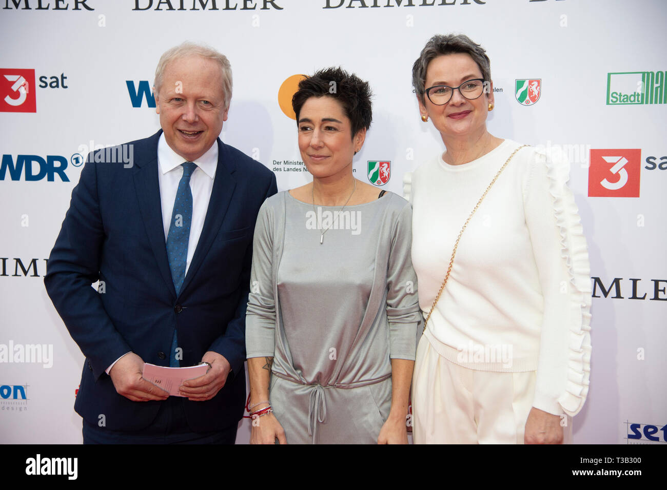 Marl, Deutschland. 05th Apr, 2019. Tom BUHROW, WDR director, Dunja ...