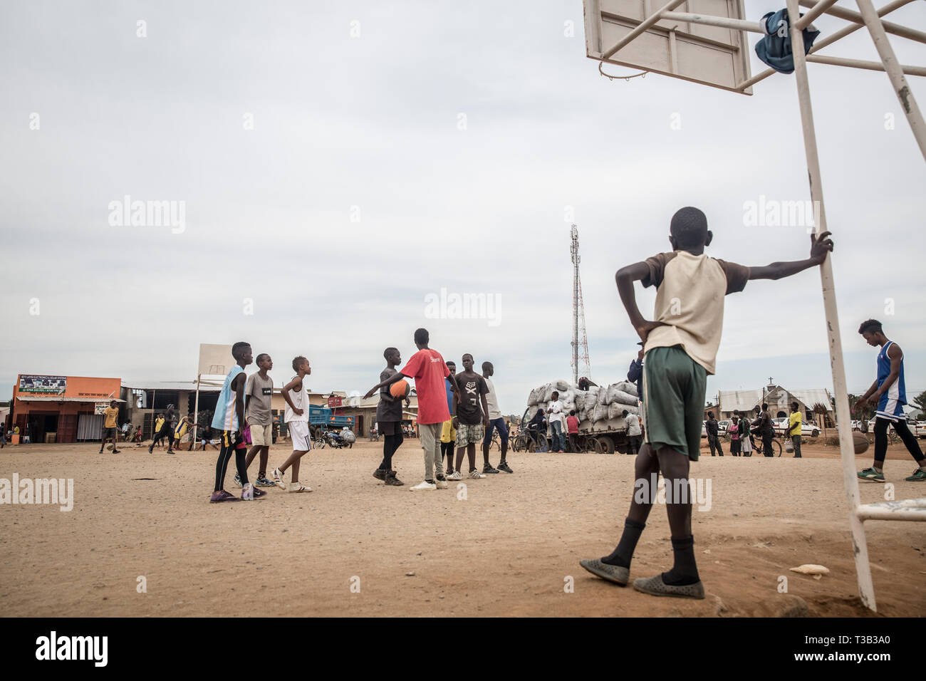 Nakivale, Isingiro District, Uganda. 15th Sep, 2018. Kids seen playing ...