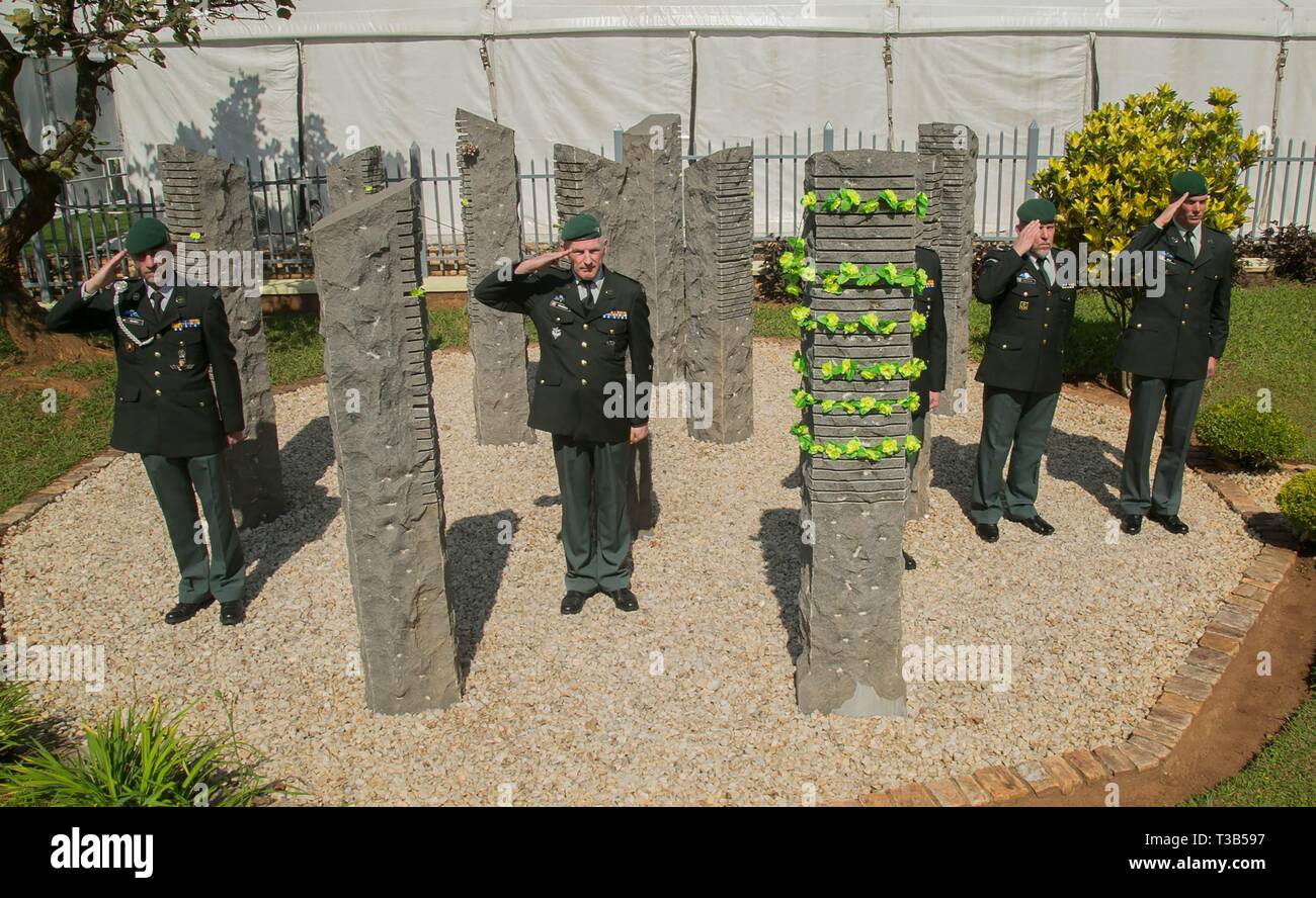 Belgian peacekeepers memorial hi-res stock photography and images - Alamy