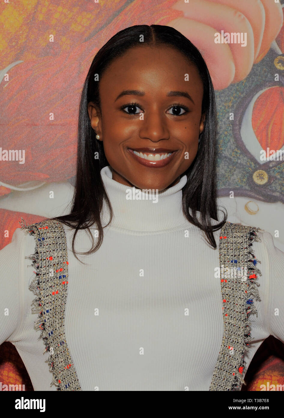 New York, NY - April 7, 2019: Ashlei Sharpe Chestnut attends Missing ...