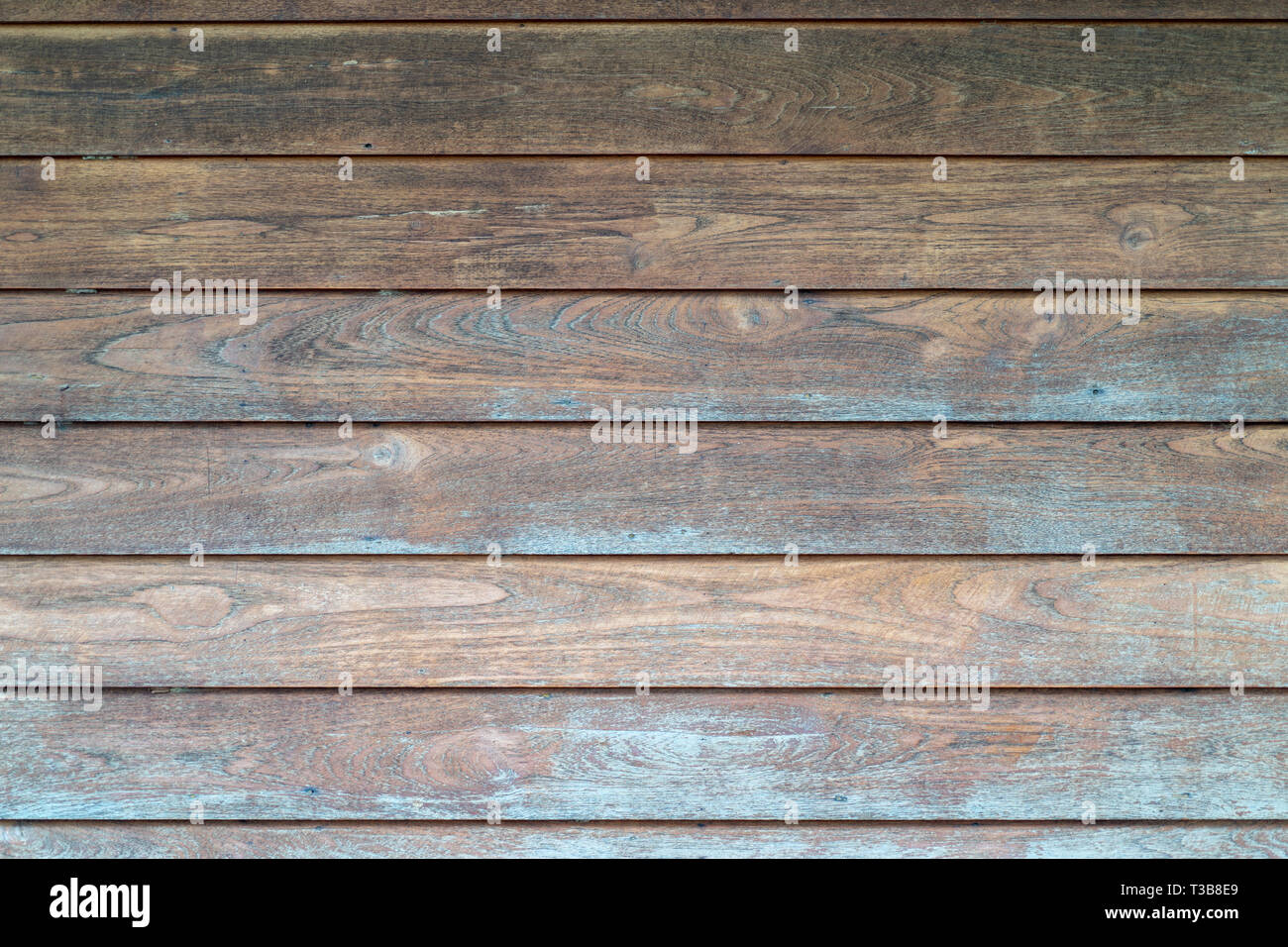 horizontal Classic old vintage wood plate background with turquoise ...