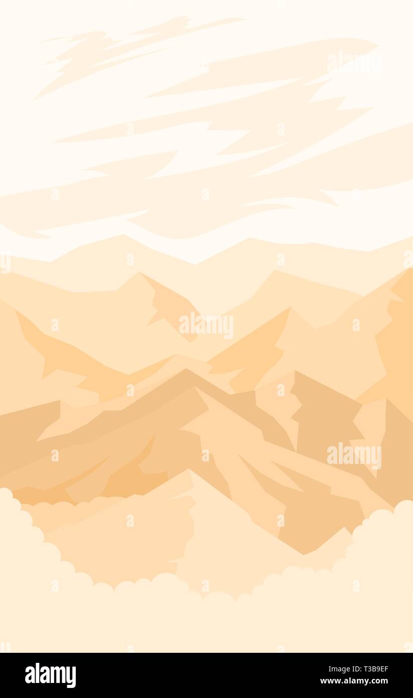 Monochrome landscape with mountains Stock Vector Image & Art - Alamy