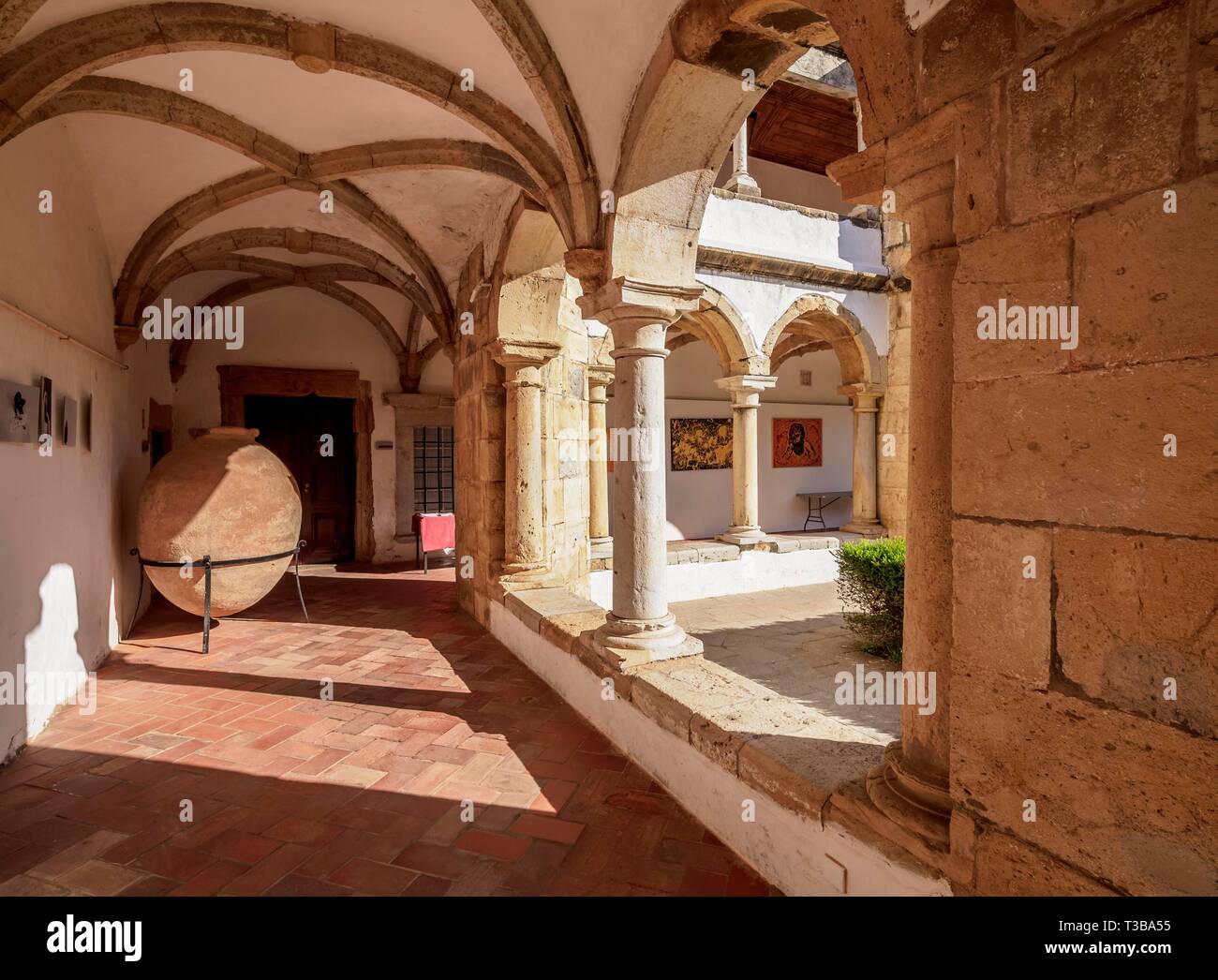 Cloister of monastery of nossa senhora da assuncao hi-res stock ...