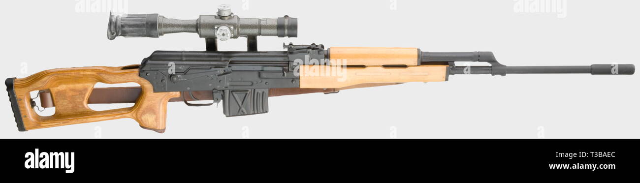 SERVICE WEAPONS, ROMANIA, automatic rifle Dragunov FPK (SSG WUM ...