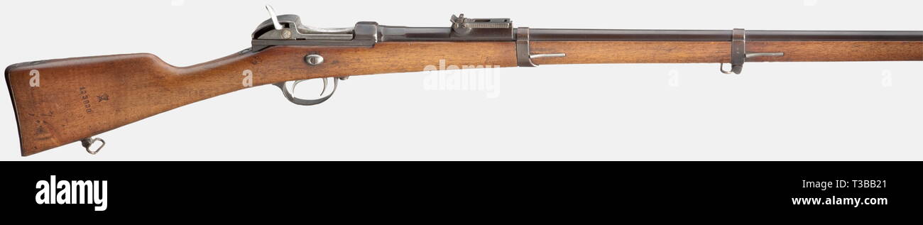 SERVICE WEAPONS, BAVARIA, Werder rifle M 1869, adapted for cartridge 71 ...