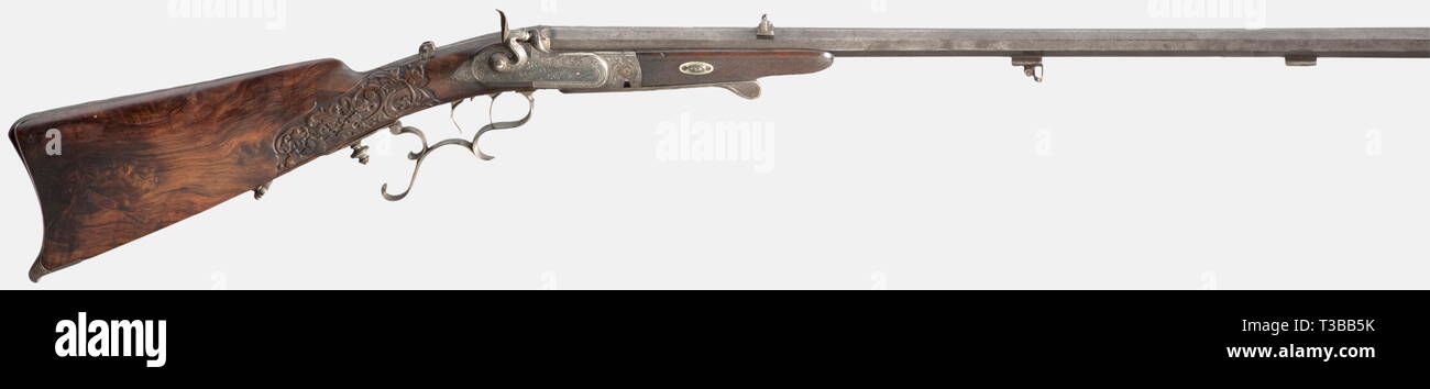 Civil long arms, modern systems, double action drop barrel rifle ...