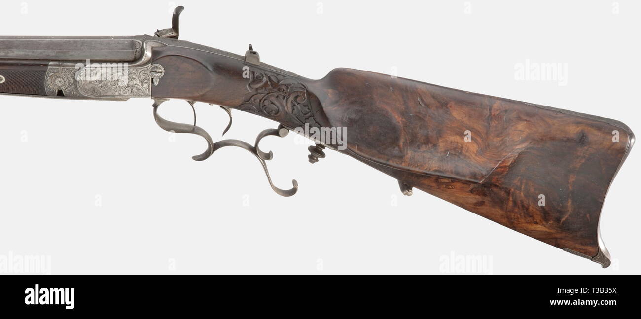 Civil long arms, modern systems, double action drop barrel rifle ...