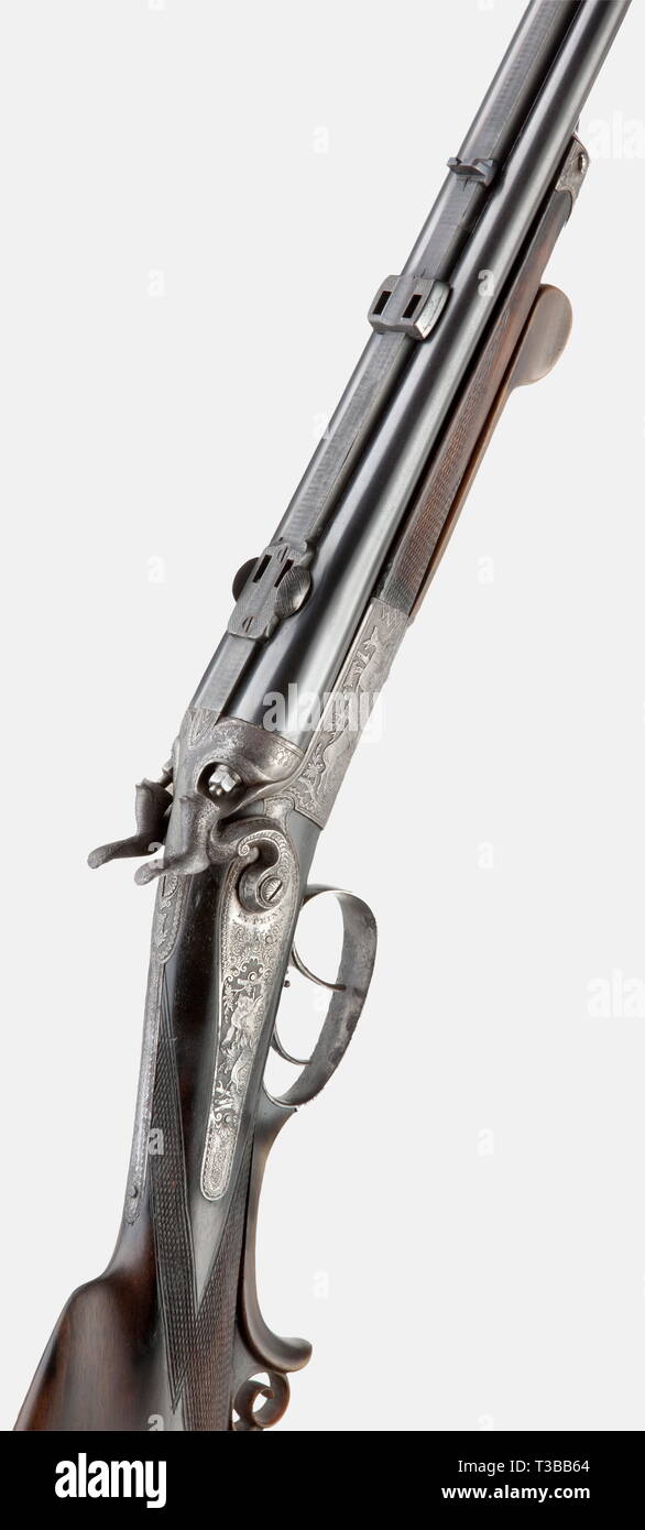 LONG ARMS, MODERN HUNTING WEAPONS, double action combination gun System ...