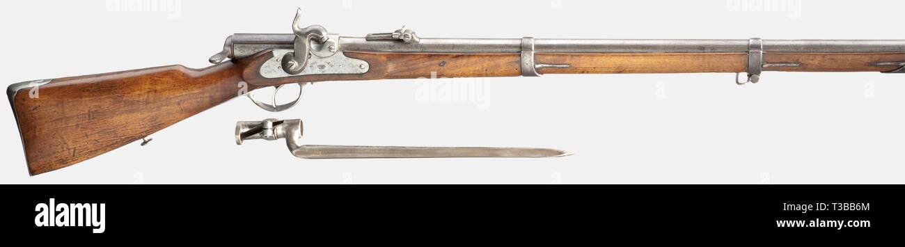 SERVICE WEAPONS, BAVARIA, marksmen rifleM 1858/67 U-M II, system ...
