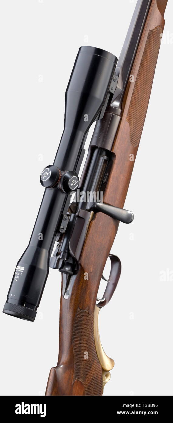 LONG ARMS, MODERN HUNTING WEAPONS, repeating full stock rifle ...