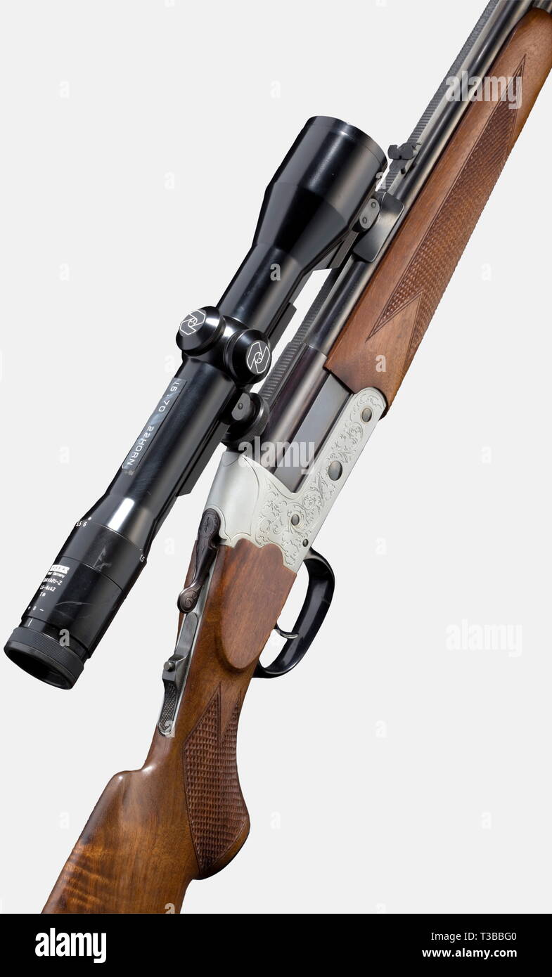 LONG ARMS, MODERN HUNTING WEAPONS, over and under shotgun Heym model 22 ...