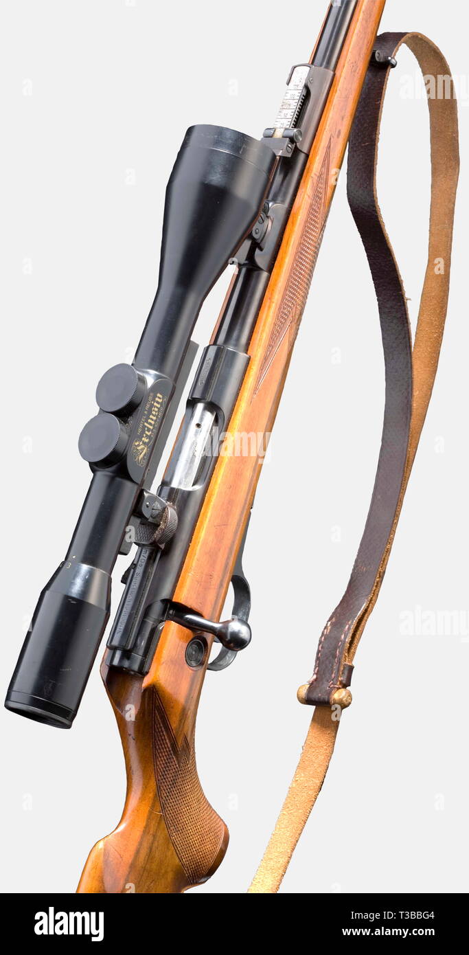 LONG ARMS, MODERN HUNTING WEAPONS, repeating rifle Walther with scope ...