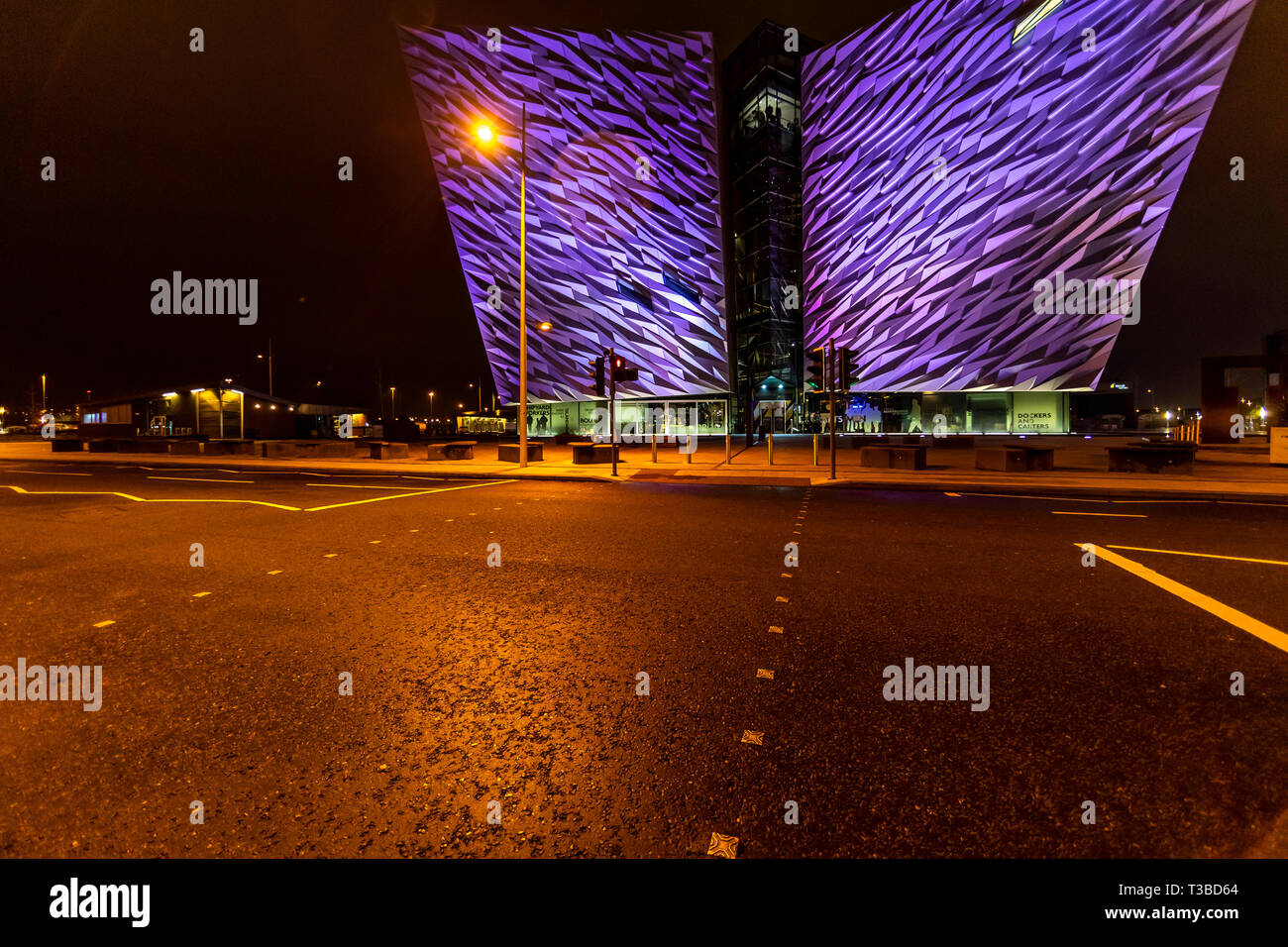 Titanic belfast iconic architecture tourism hi-res stock photography ...