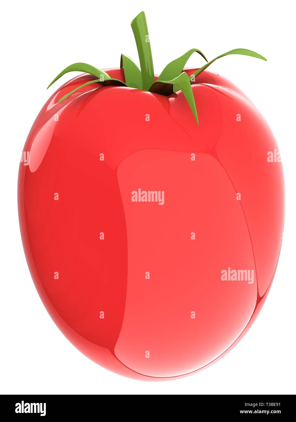 tomato. 3d illustration Stock Photo - Alamy