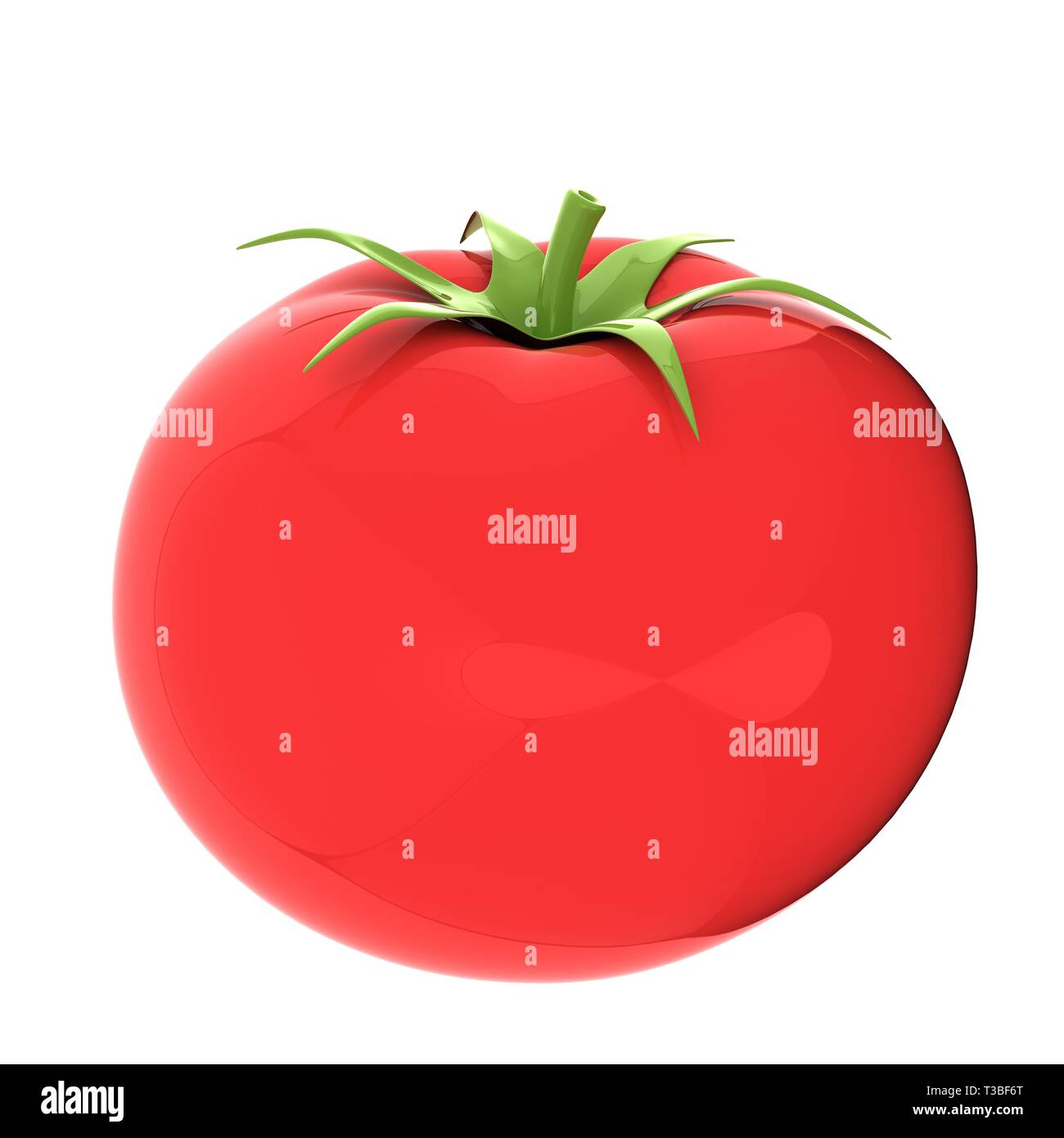 tomato. 3d illustration Stock Photo - Alamy