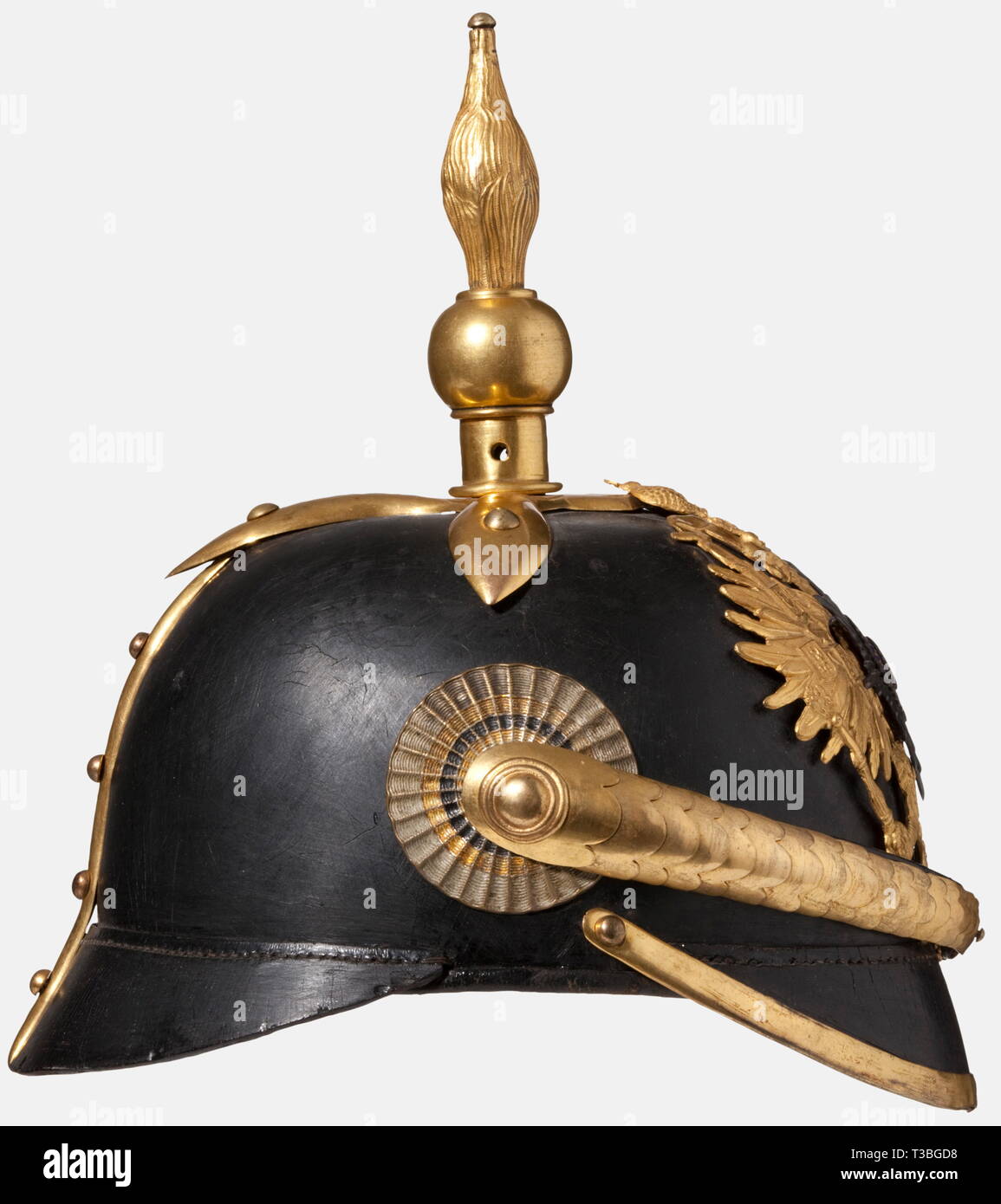 A model 1860 helmet for generals, of the Russian Guards Leather body ...