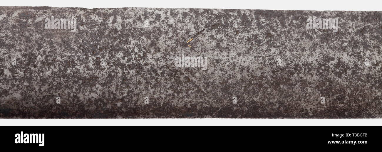 A German hand-and-a-half sword, circa 1520 Heavy blade of lenticular ...