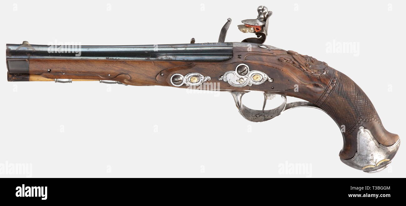 Blued barrel with smooth bore in 12 mm calibre hi-res stock photography ...