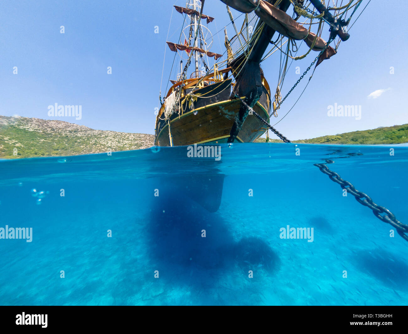 Half underwater hi-res stock photography and images - Alamy