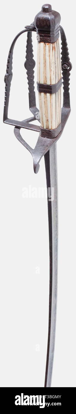 A British officer's sabre, end of the 18th century The blade with a ...