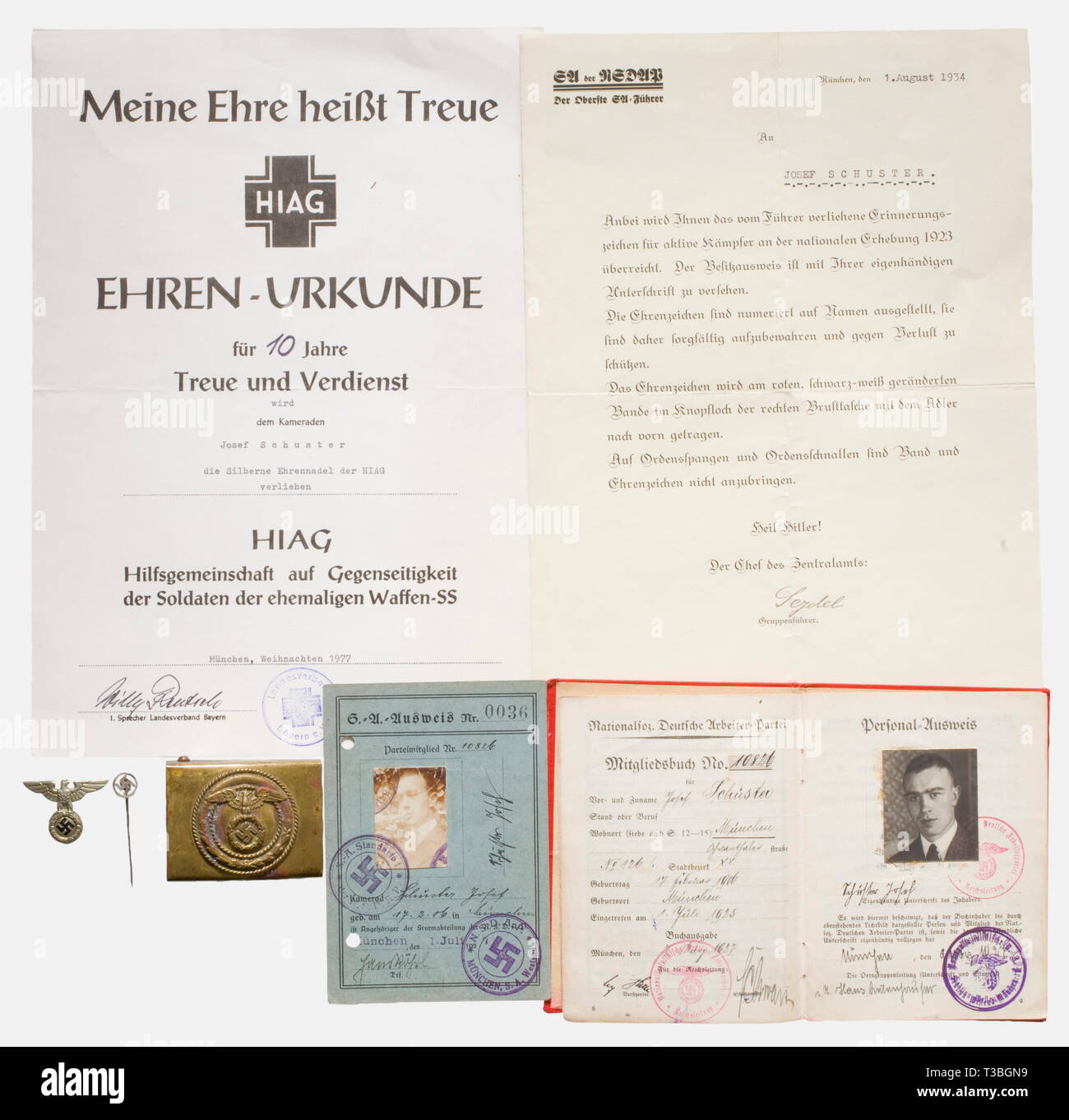 Nsdap membership book hi-res stock photography and images - Alamy