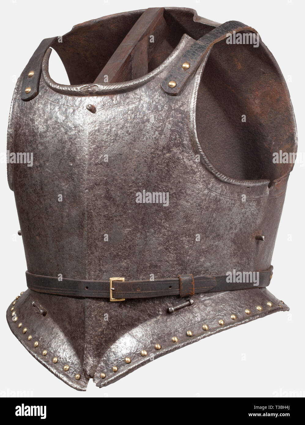 A German heavy cuirass, circa 1620 Heavy ridged breastplate with strong ...