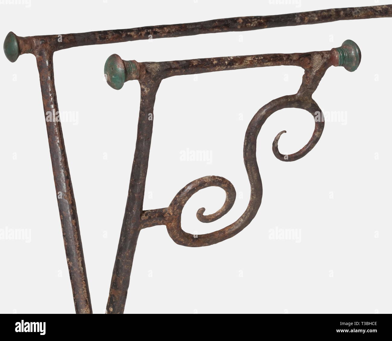 An iron folding stool, late Roman/Migration Period, 4th/5th century A.D ...
