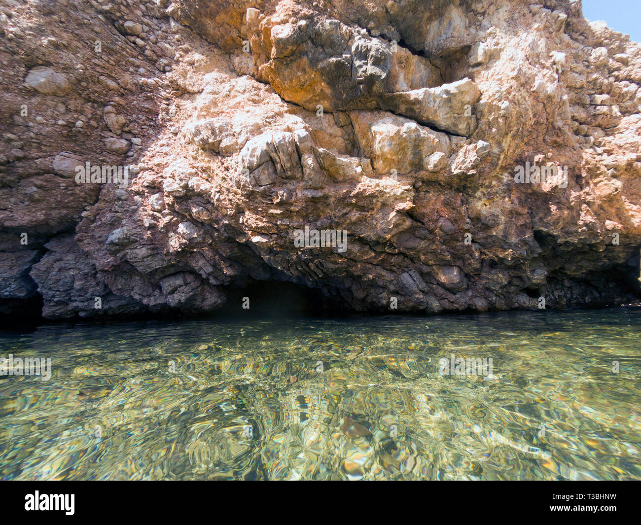 Rocks with water Stock Photo - Alamy
