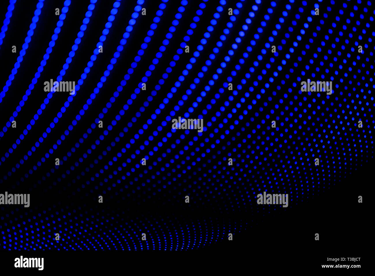 Abstract lines of blue color. Painting made with light. Abstract ...