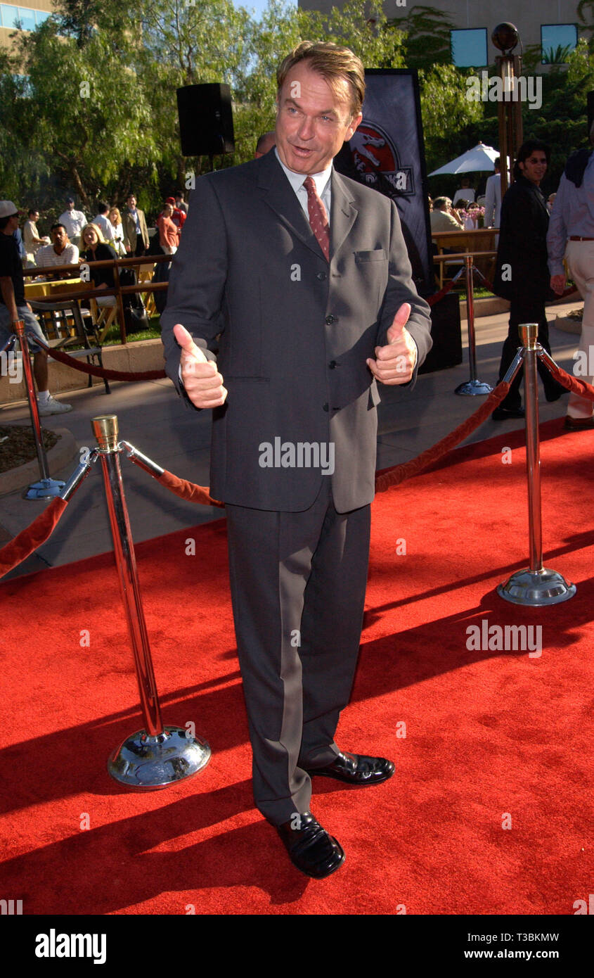 LOS ANGELES, CA. July 16, 2001: Actor SAM NEILL at the world premiere ...