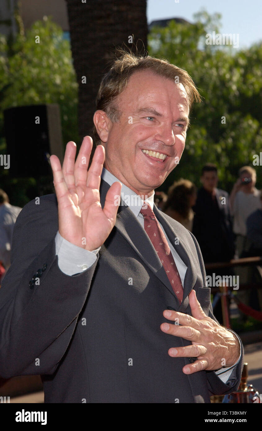 LOS ANGELES, CA. July 16, 2001: Actor SAM NEILL at the world premiere ...