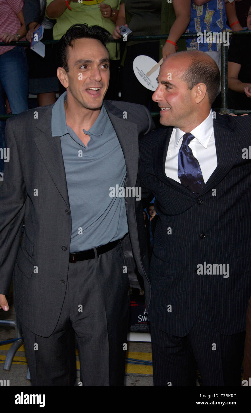LOS ANGELES, CA. July 17, 2001: Actors HANK AZARIA (left) & STANLEY ...