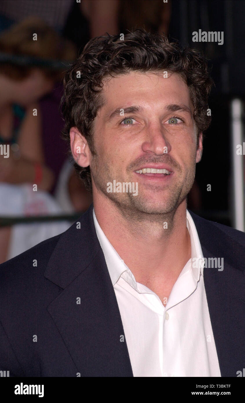 LOS ANGELES, CA. July 17, 2001: Actor PATRICK DEMPSEY at the world ...