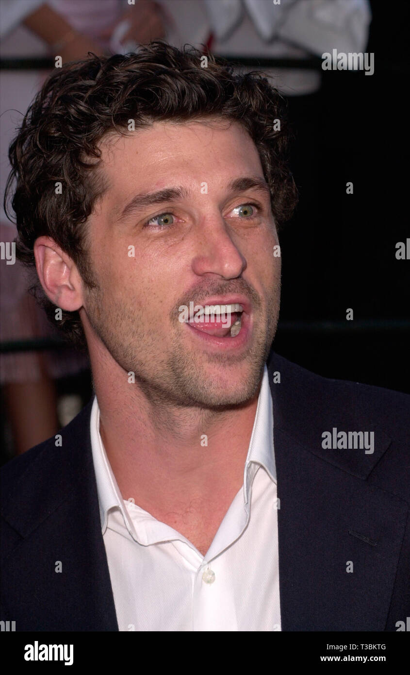 LOS ANGELES, CA. July 17, 2001: Actor PATRICK DEMPSEY at the world ...