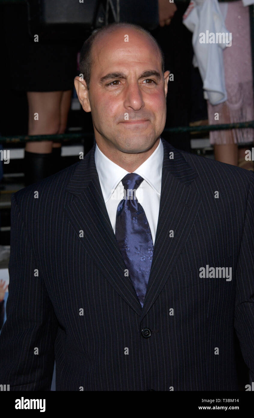 LOS ANGELES, CA. July 17, 2001: Actor STANLEY TUCCI & wife at the world ...