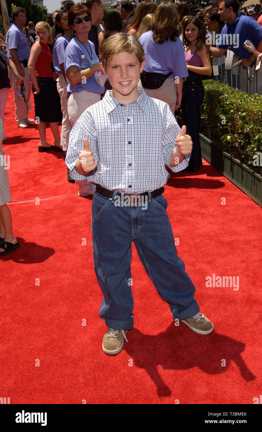 LOS ANGELES, CA. July 29, 2001: Actor JESSE JAMES at the world premiere ...