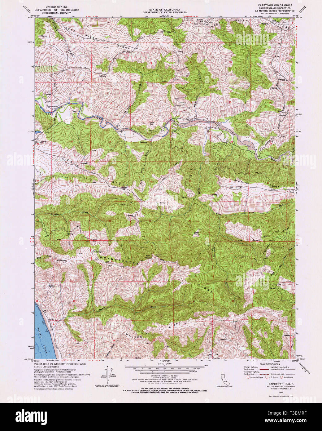 Map of capetown hi-res stock photography and images - Alamy