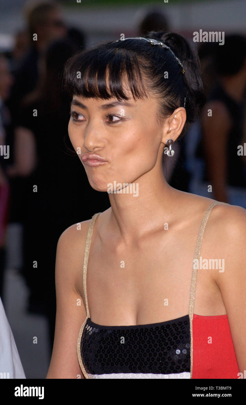 LOS ANGELES, CA. August 07, 2001: Actress BAI LING at the Los Angeles ...