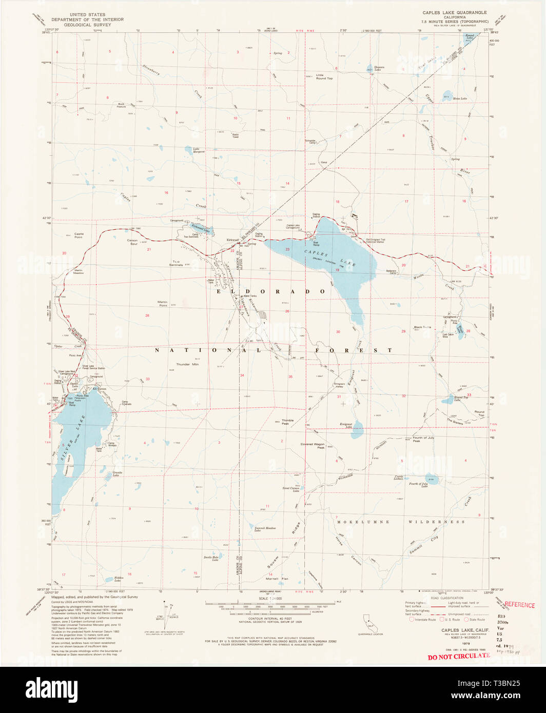 Caples lake california hi-res stock photography and images - Alamy