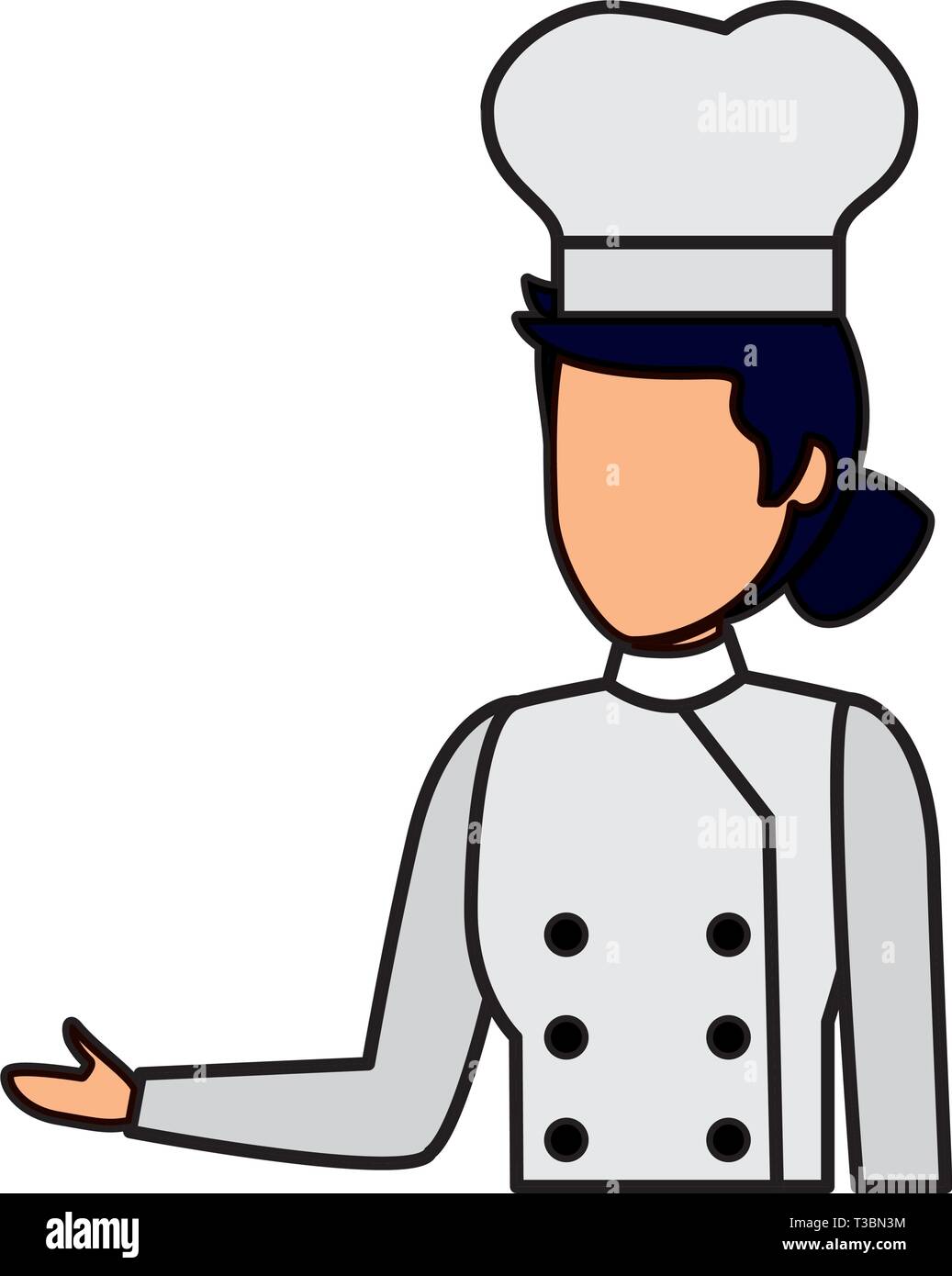 young female chef avatar character Stock Vector Image & Art - Alamy