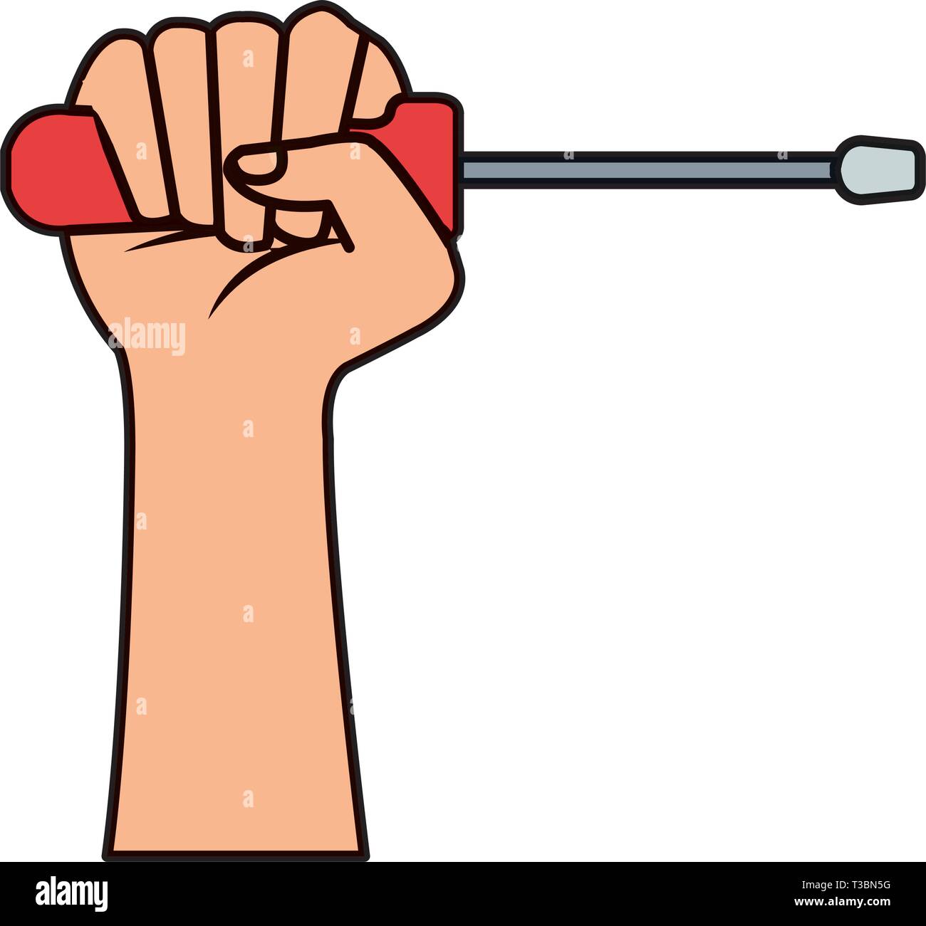 Using screw driver Cut Out Stock Images & Pictures - Alamy