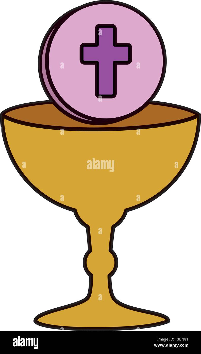 first communion in chalice Stock Vector Image & Art - Alamy