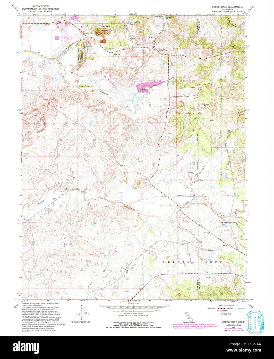 Carbondale map hi-res stock photography and images - Alamy